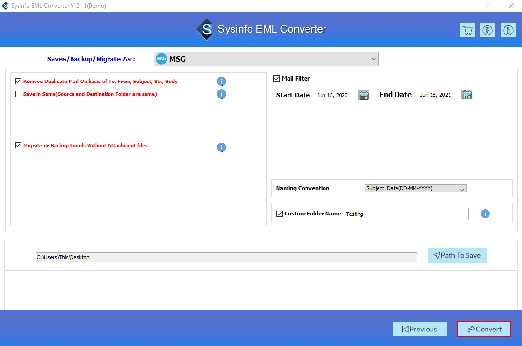 How to Convert EML to MSG Online - EML Converter