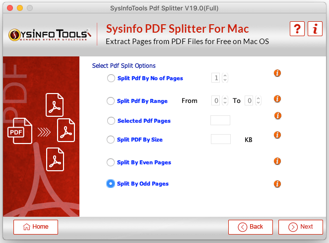 Software Guide of SysInfo Mac PDF Splitter Software