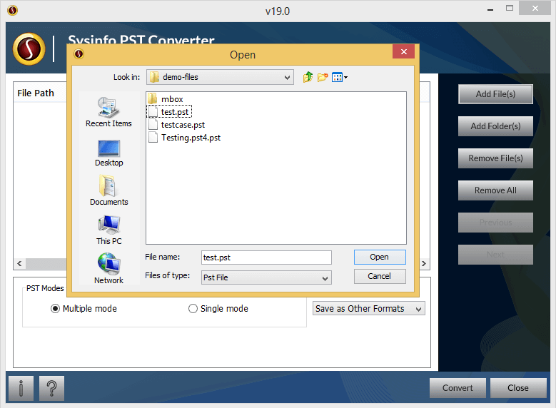 PST Converter to Export Outlook PST Files into Various Formats